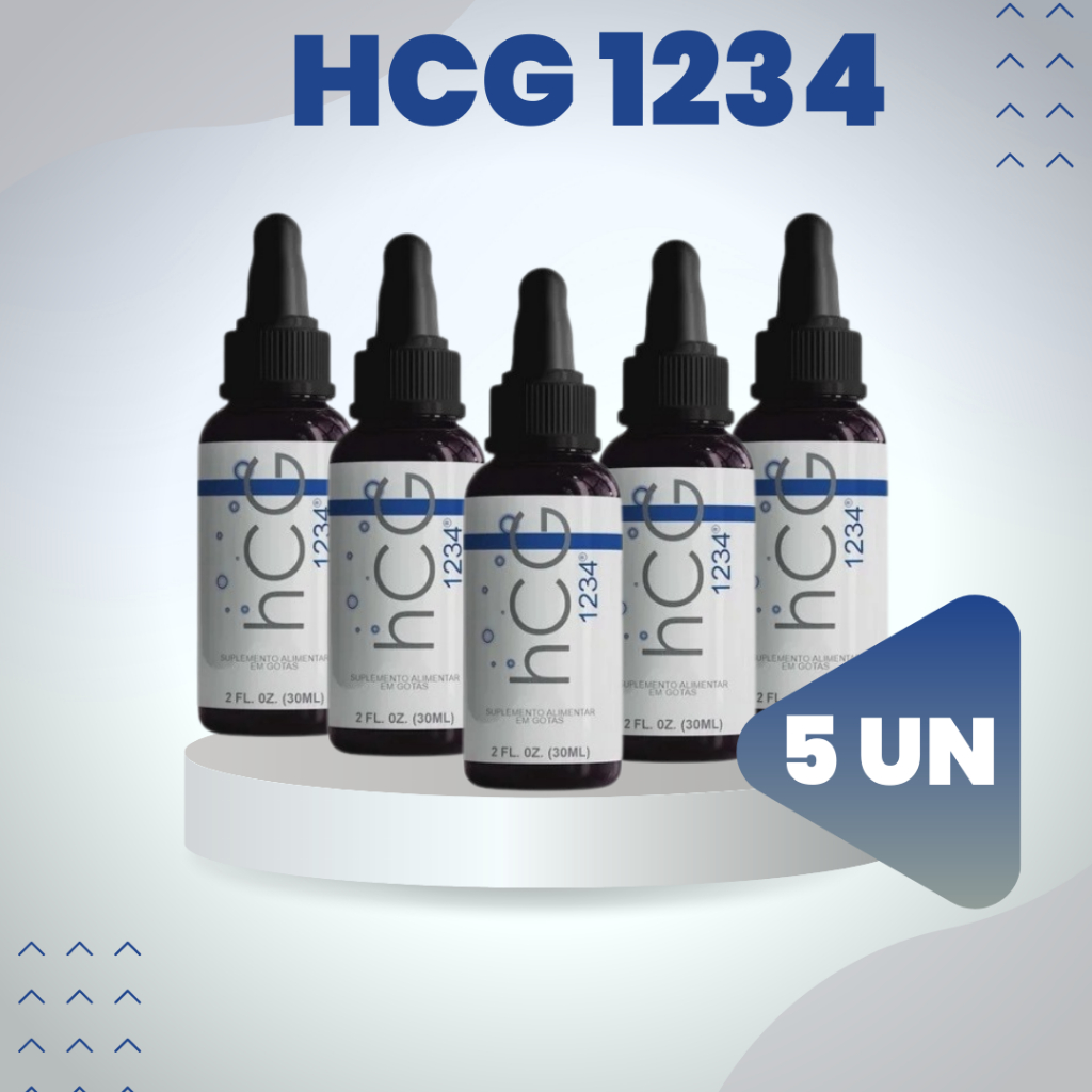 5 HCG 1234 Original 30ML | Shopee Brasil