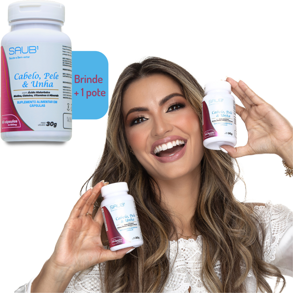 Kit 2 Potes +(1 Pote//Cortesia) Encapsulado Para Cabelo Pele Unha ...