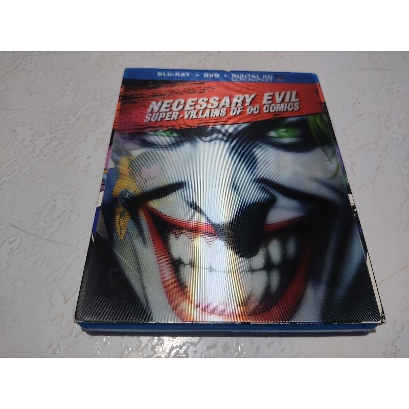 Blu Ray DVD Necessary Evil Super Villains of DC comics (importado) | Shopee Brasil