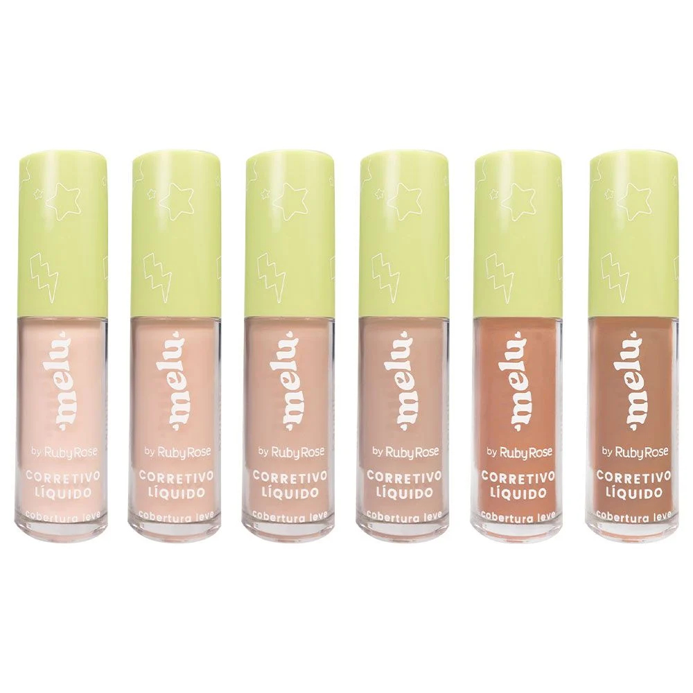 Corretivo Líquido Facial Cobertura leve Melu - Ruby Rose - Escorrega o ...