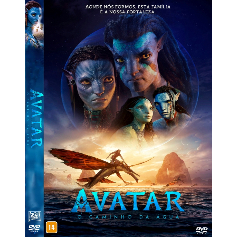 DVD Filme: Avatar 2: O Caminho da Água (2023) Dublado e Legendado ...