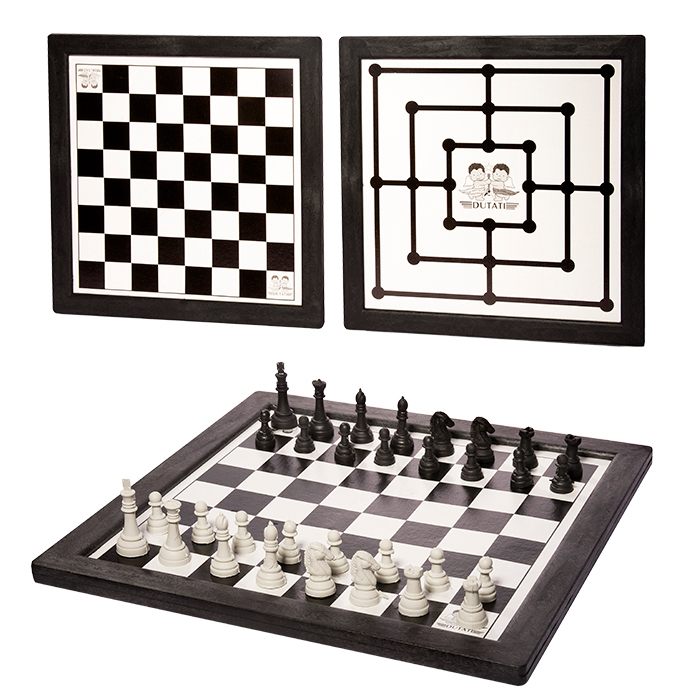 Jogo De Tabuleiro Xadrez E Trilha 2 Em 1 | Shopee Brasil