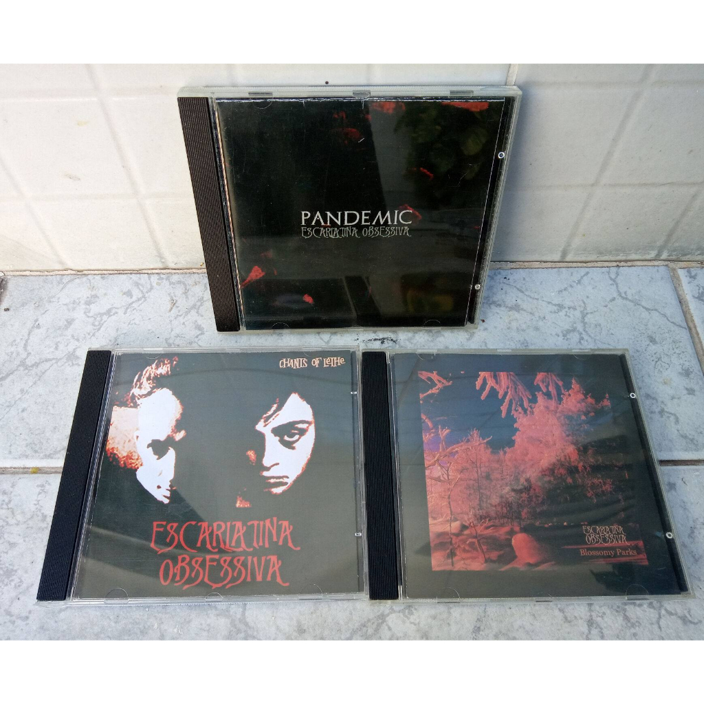 3 CDs Escarlatina Obsessiva - Chants Of Lethe - Blossomy Parks ...