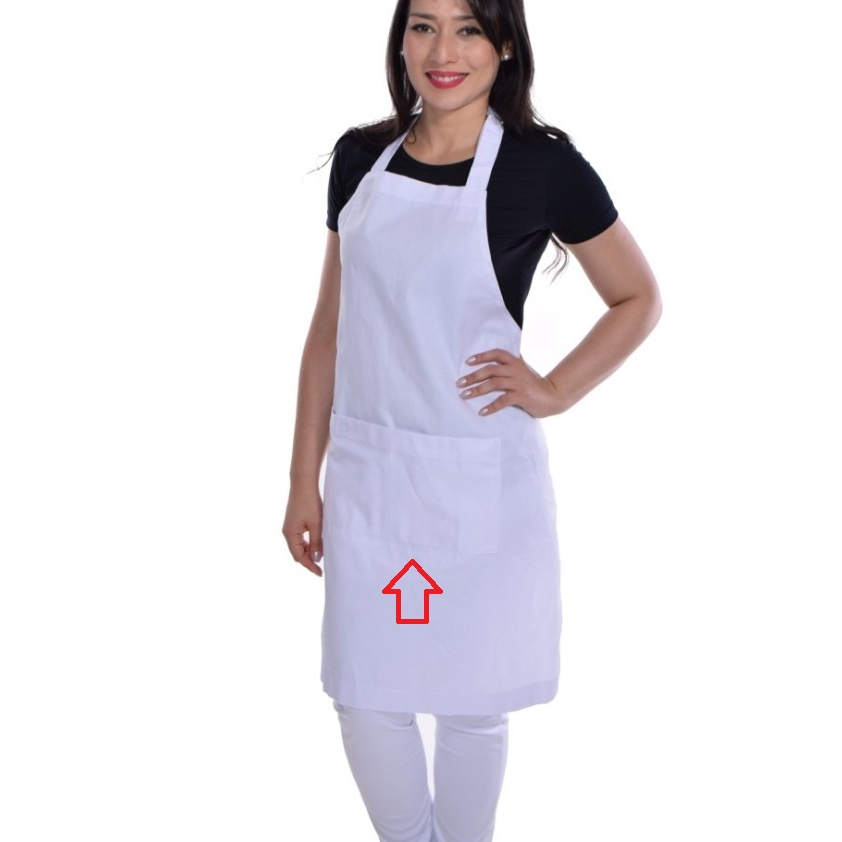 25 aventais em tecido com bolso luxo | Shopee Brasil