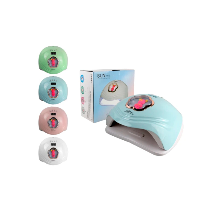Cabine Sun 5 Led/UV Digital G8max Bivolt Sun 60 Leds Unhas Gel Acrígel ...