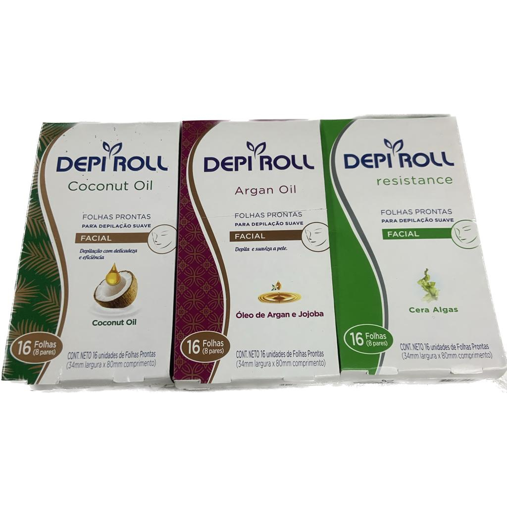 Folhas Prontas Para Depilção Corporal Depi Roll 16 unidades | Shopee Brasil