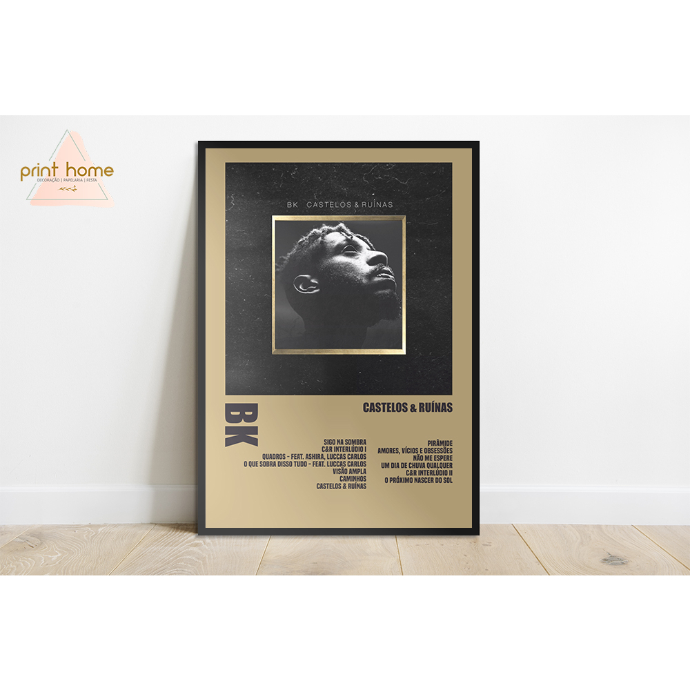 Quadro Placa MDF Poster Colors Album Bk Castelos e Ruinas - Escorrega o ...