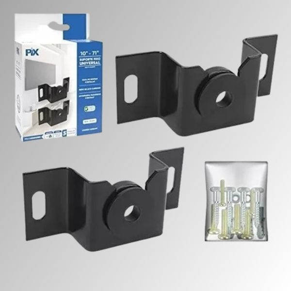 Suporte universal Fixo Tv Led Lcd 20 24 32 40 42 50 55 60 71 Polegadas ...