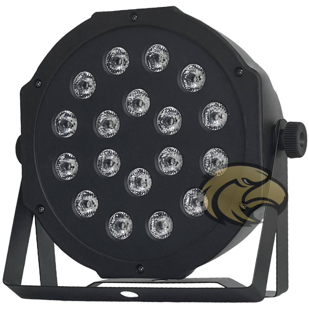 Canhao De Led Parled Colorido 18 Leds 1w Rgb Dmx Com Strobo Sensor De Som e Automatico | Shopee ...