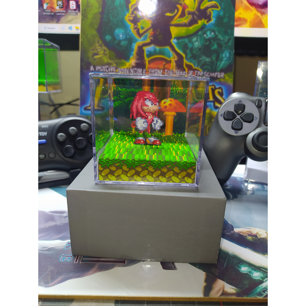 Diorama Mini-Cubo Knuckles | Shopee Brasil