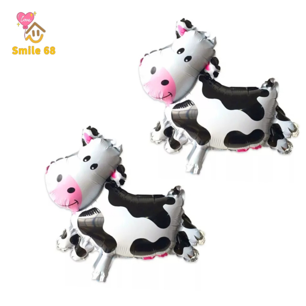 25 Balão Vaquinha 9 Pol Bexiga Festa Animal E Vaca Safari Fazendinha ...
