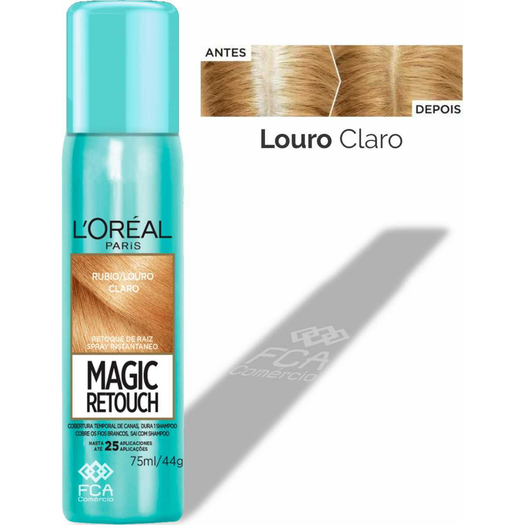 Retoque de Raiz Magic Retouch Cor Louro Claro - 75ml - Loréal Paris ...