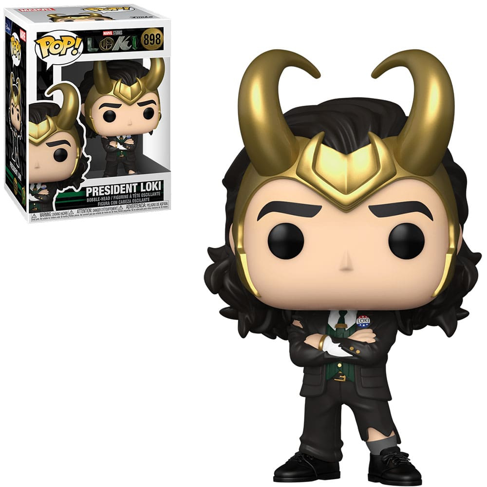 FUNKO POP MARVEL LOKI - PRESIDENT LOKI 898 NOVO ORIGINAL | Shopee Brasil