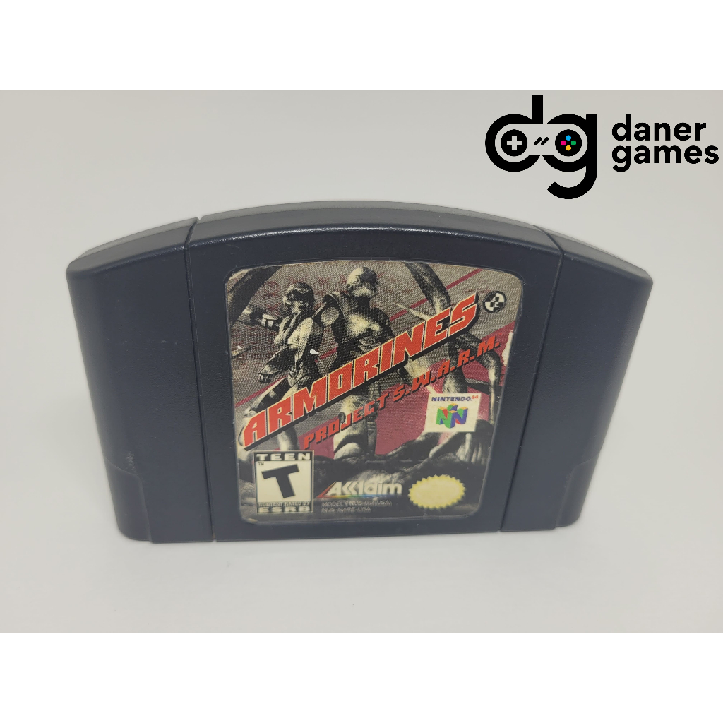 Nintendo 64 Armorines Project S.W.A.R.M. Original Americano | Shopee Brasil