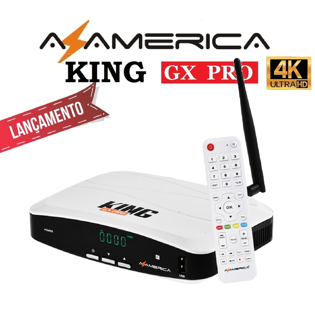 RECEPTOR KING GX PRO | Shopee Brasil
