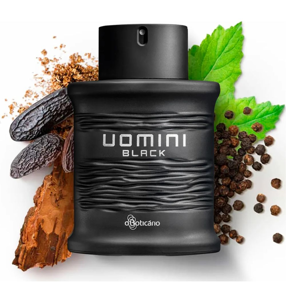 Uomini Black Colônia O Boticário 100ml | Shopee Brasil