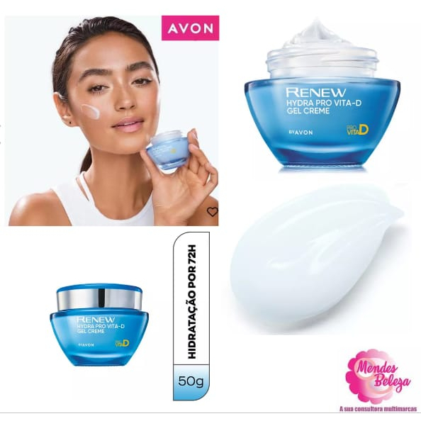 Avon Renew Hydra Pro Vita-D Gel Creme Pele Oleosa 50g | Shopee Brasil