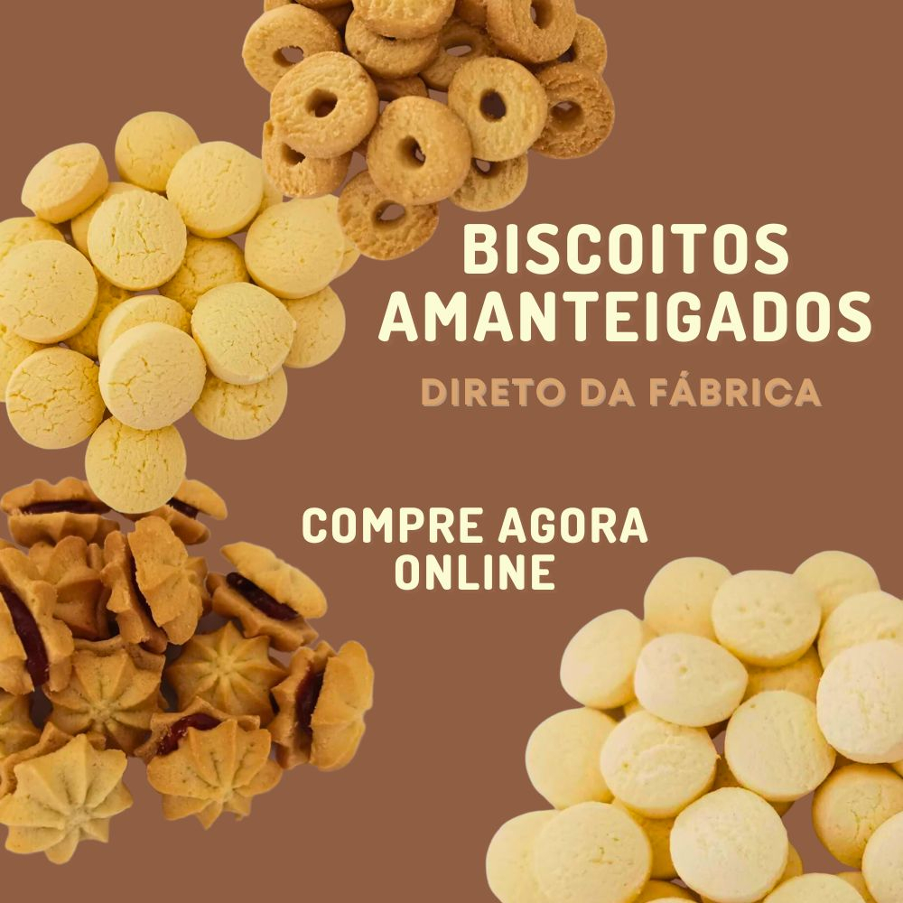 Biscoito Amanteigado - Revenda - Atacado - Direto da Fabrica - Escolha Seu Sabor!! - 1,5KG - TOP ...