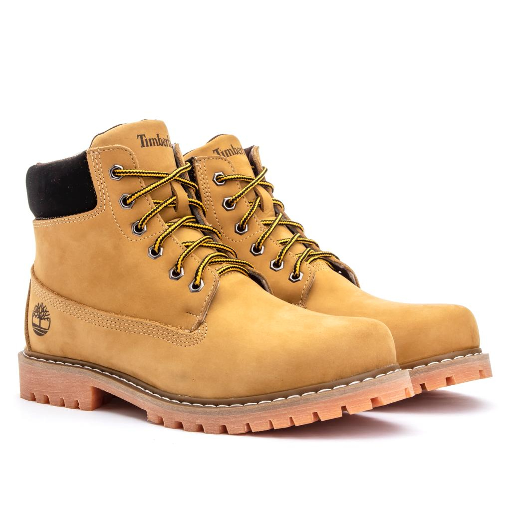Bota Timberland Clássica Inch Couro Nobuck Sola Latex | Shopee Brasil