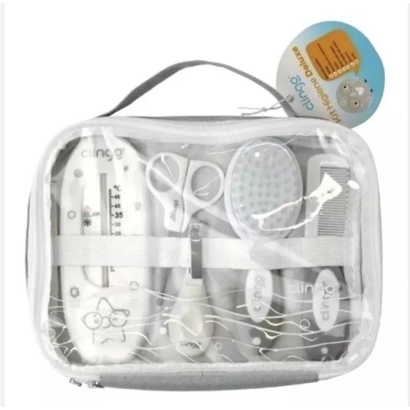 Kit Higiene do Bebê Deluxe com Estojo - Clingo | Shopee Brasil