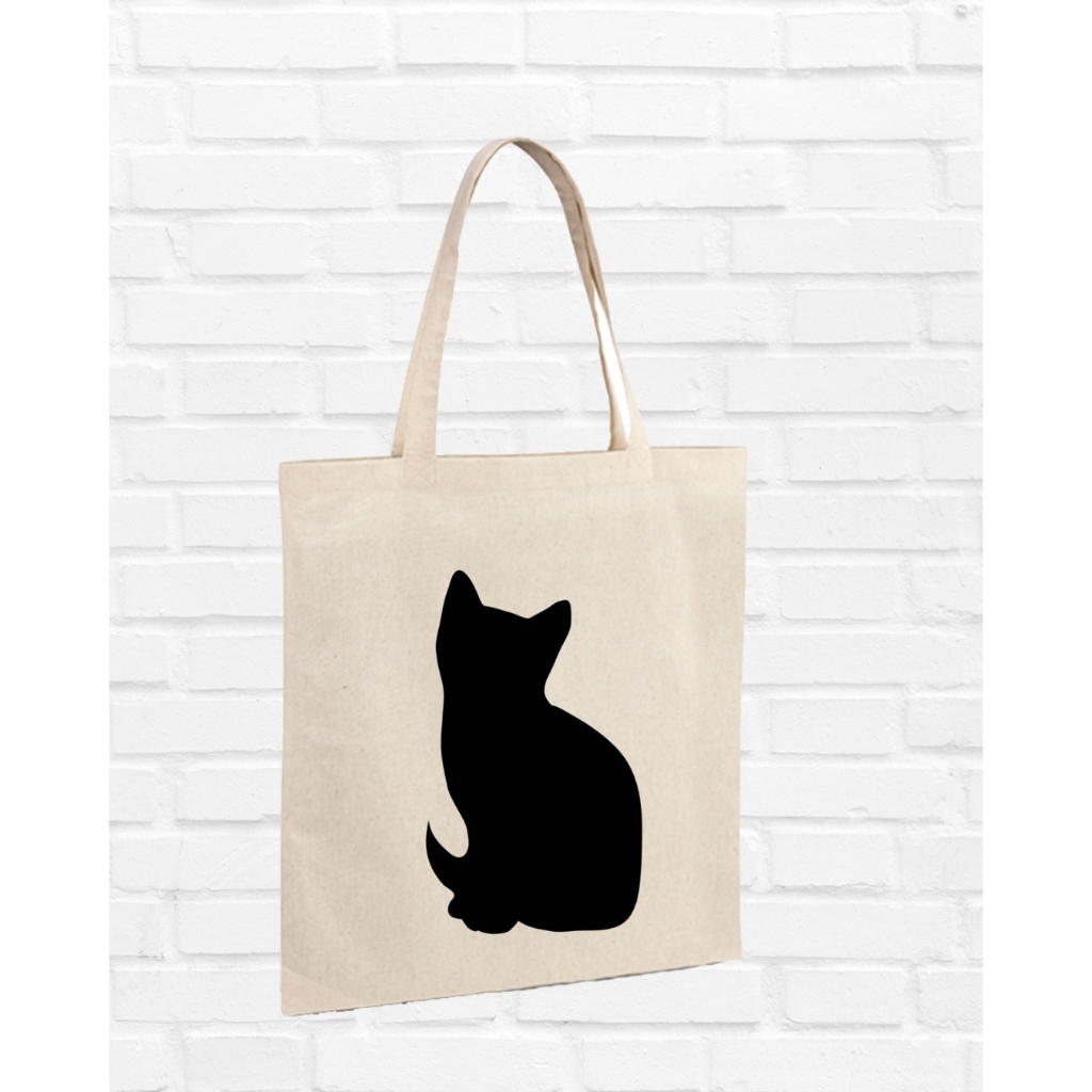 Ecobag sacola gato preto | Shopee Brasil