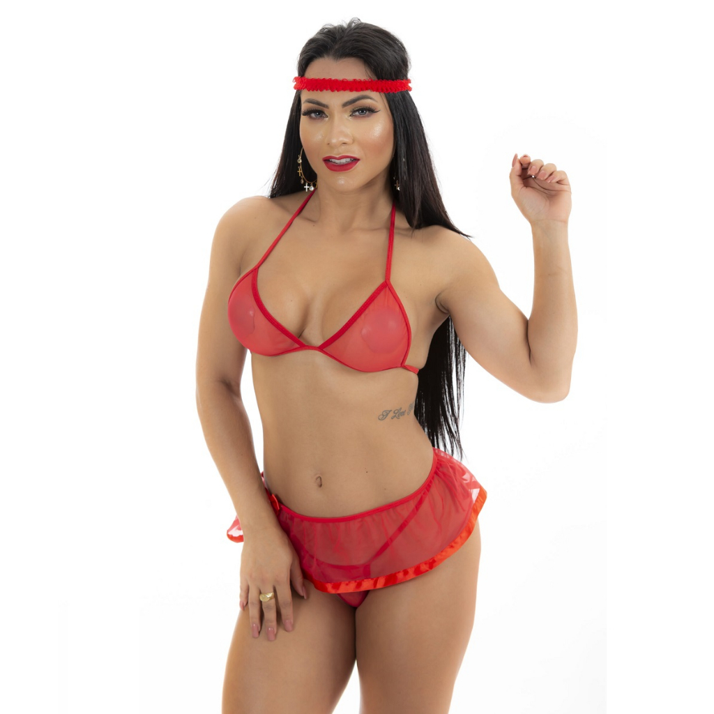 MINI FANTASIA LUA DE MEL - PIMENTA SEXY | Shopee Brasil