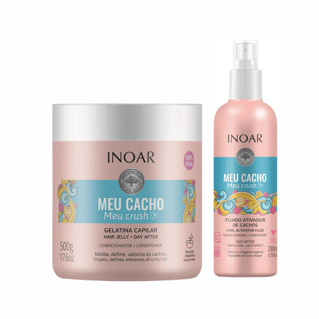 Kit Inoar Meu Cacho Meu Crush (2 Produtos) | Shopee Brasil