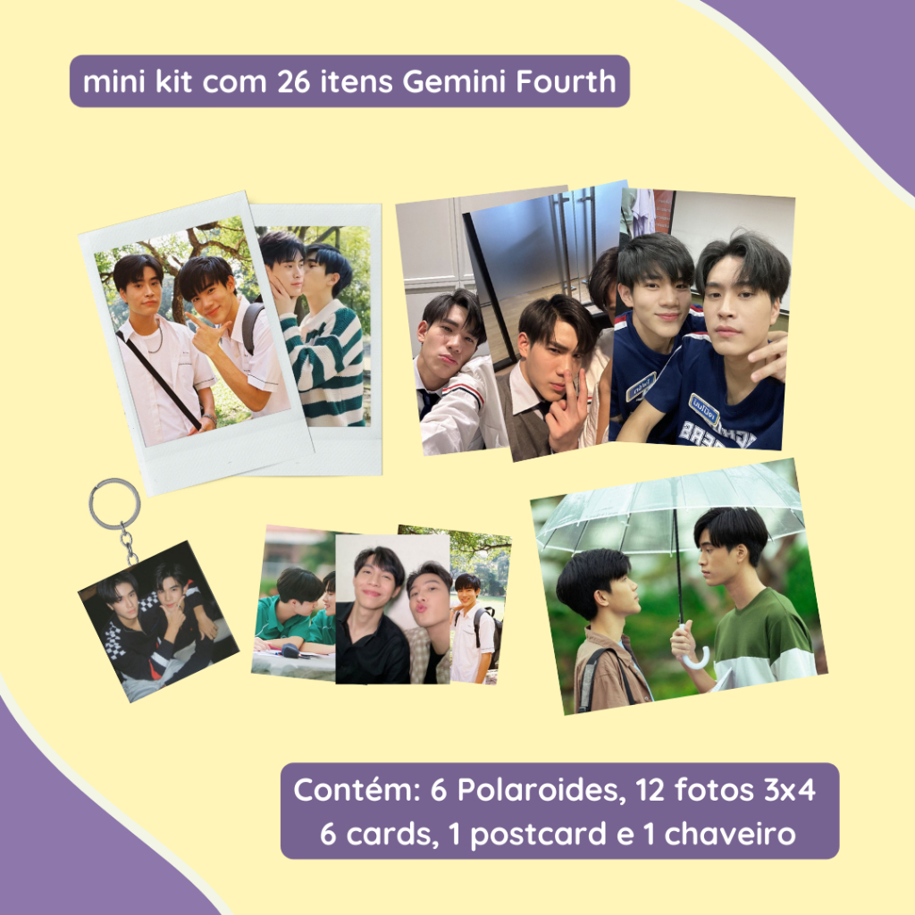 Kit BL Gemini Fourth My School President com 26 itens | Shopee Brasil