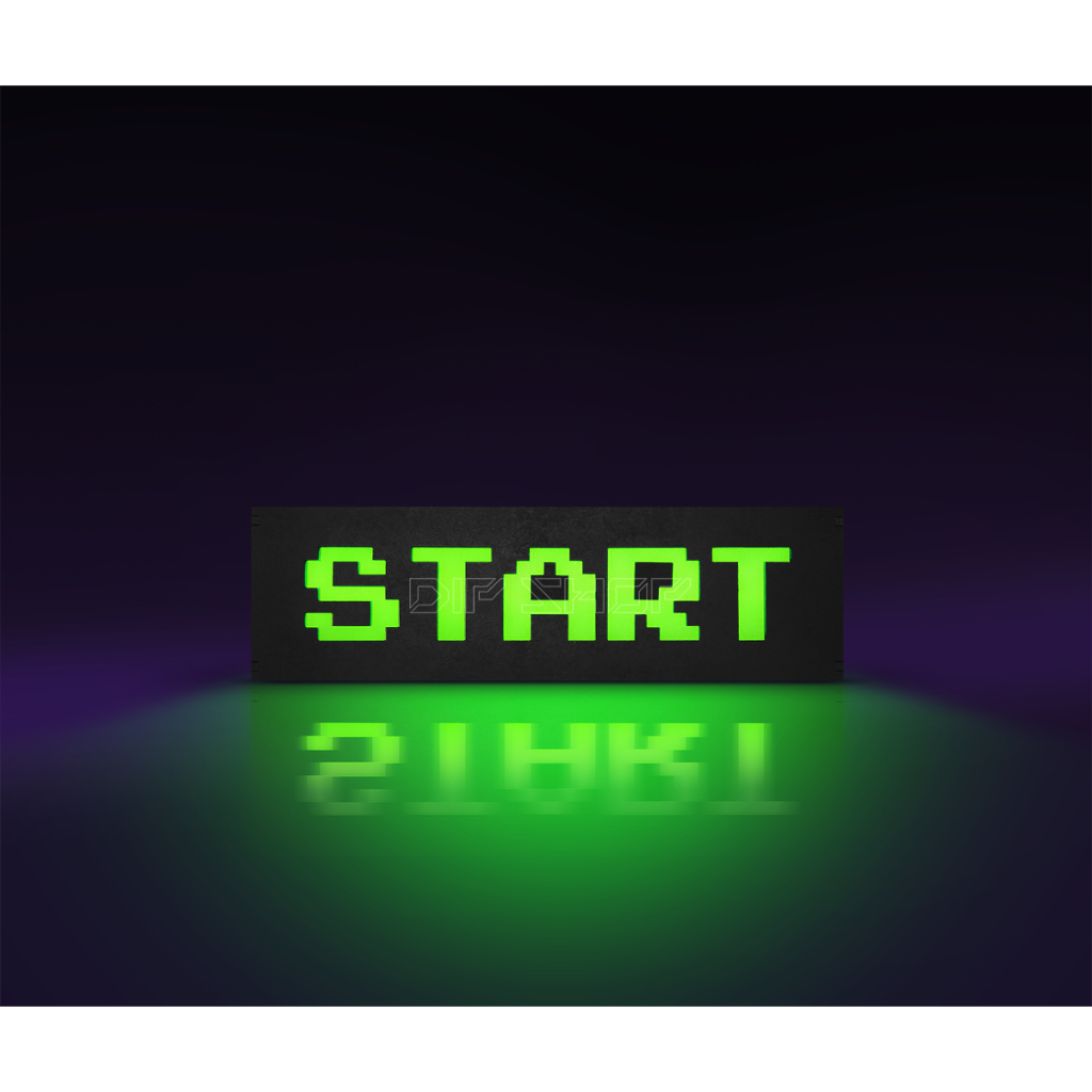 Luminária Gamer Tema Retrô Start Com Led Bivolt | Shopee Brasil