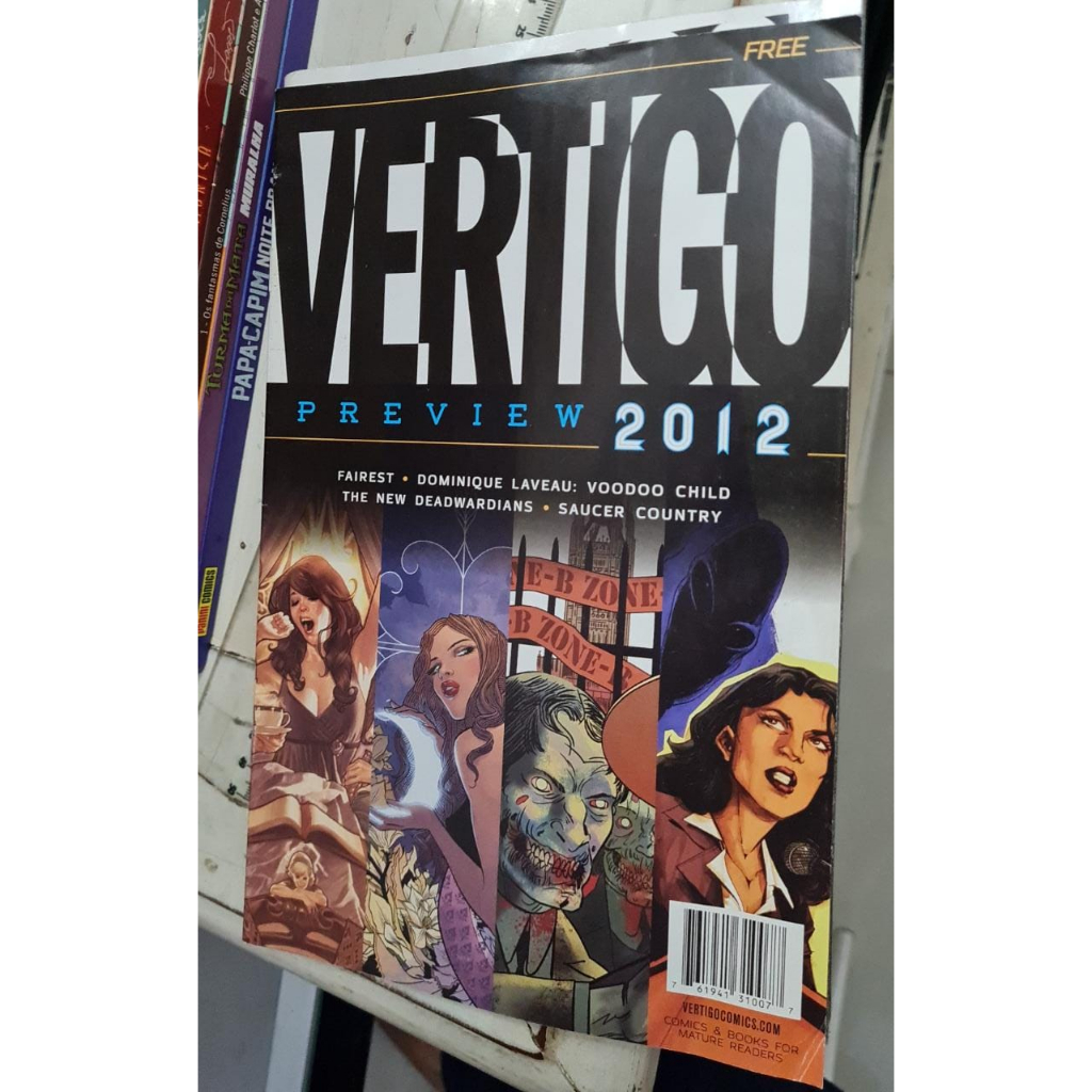 Gibi Vertigo Preview 2012 - | Shopee Brasil
