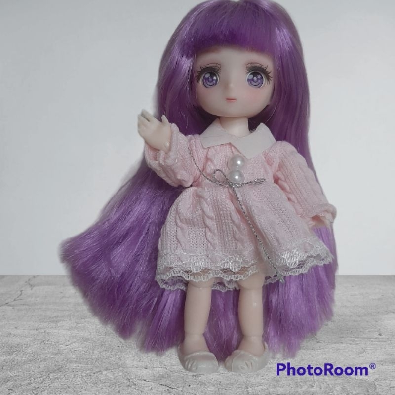 Mini boneca articulada bjd anime 16 cm chibi kawaii | Shopee Brasil
