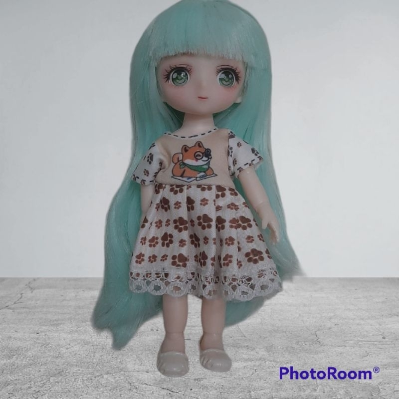 Mini boneca articulada bjd anime 16 cm chibi kawaii | Shopee Brasil