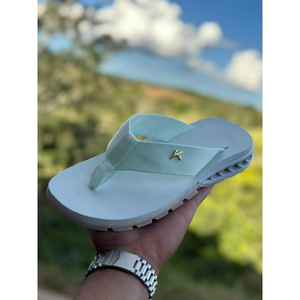 Chinelo kenner masculino rakka lançamento branco | Shopee Brasil