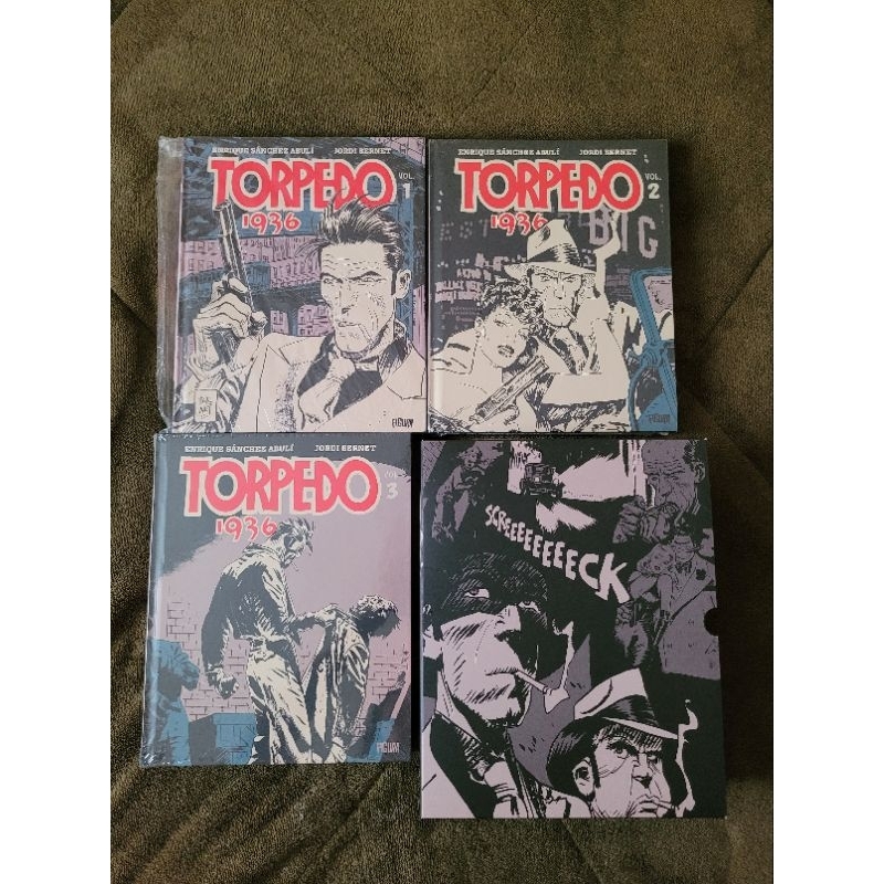 Torpedo 1936 volumes 1 a 3 + box exclusivo | Shopee Brasil