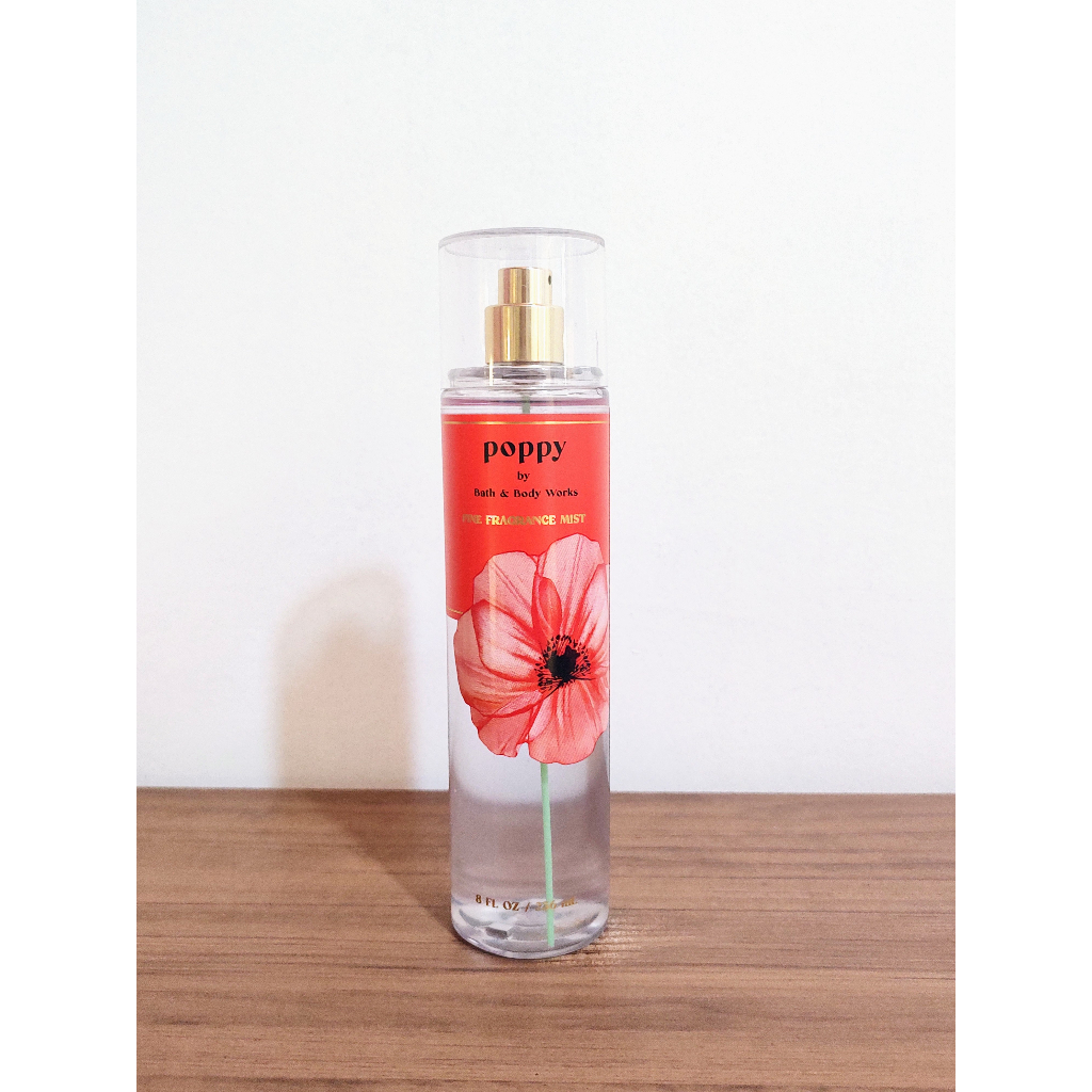 Bath & Body Works Splash Poppy Fine Fragrance Mist 236ml | Shopee Brasil