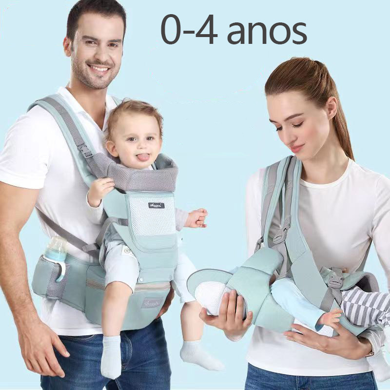 Canguru Banco De Cintura Para Bebê Pode Acomodar Banquinho Abraço ...