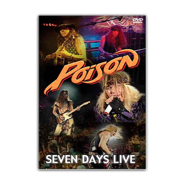 DVD Poison Seven Days Live Concert Show | Shopee Brasil