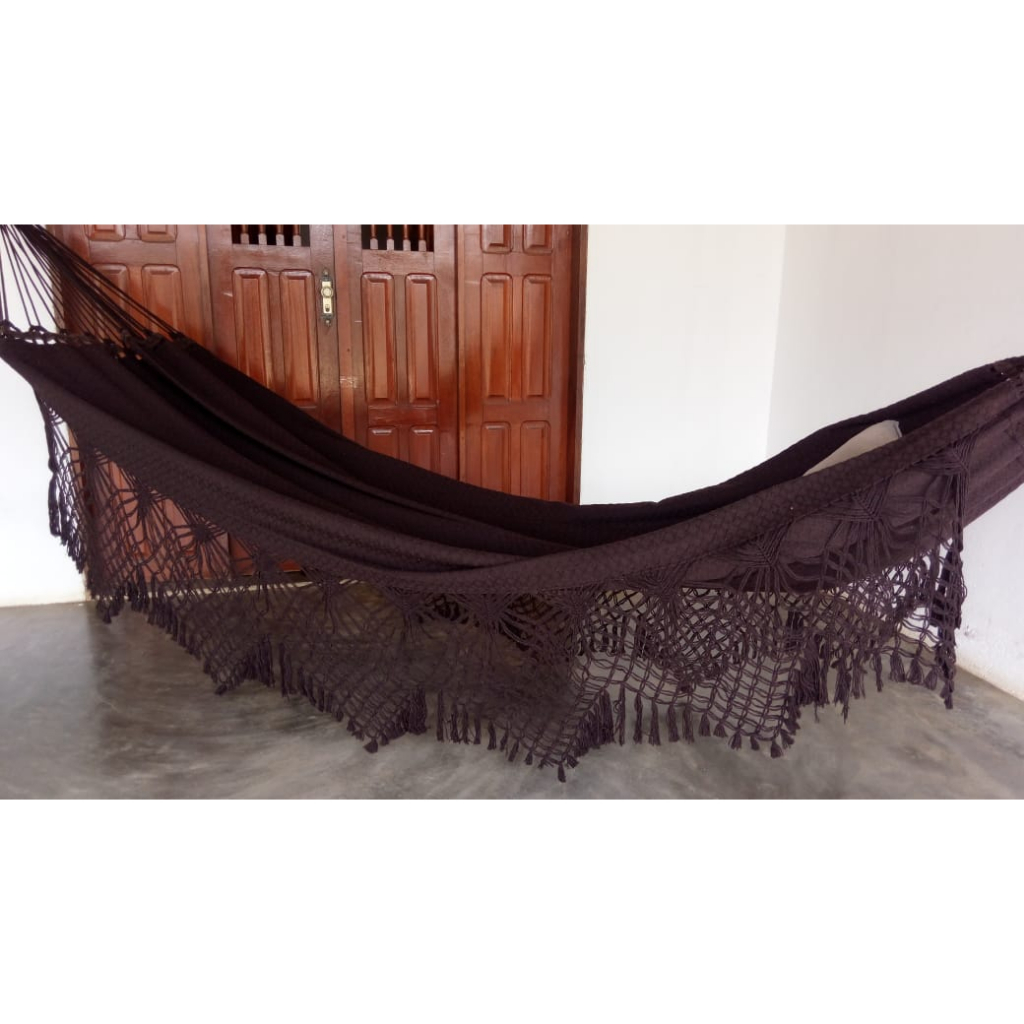 Rede De Descanso Casal Luxo Gigante Bucho De Boi Suporta Até 300 kg ...