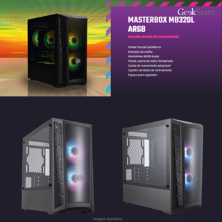 Gabinete Cooler Master Masterbox MB320L com Lateral em Vidro e 2 Fans ...