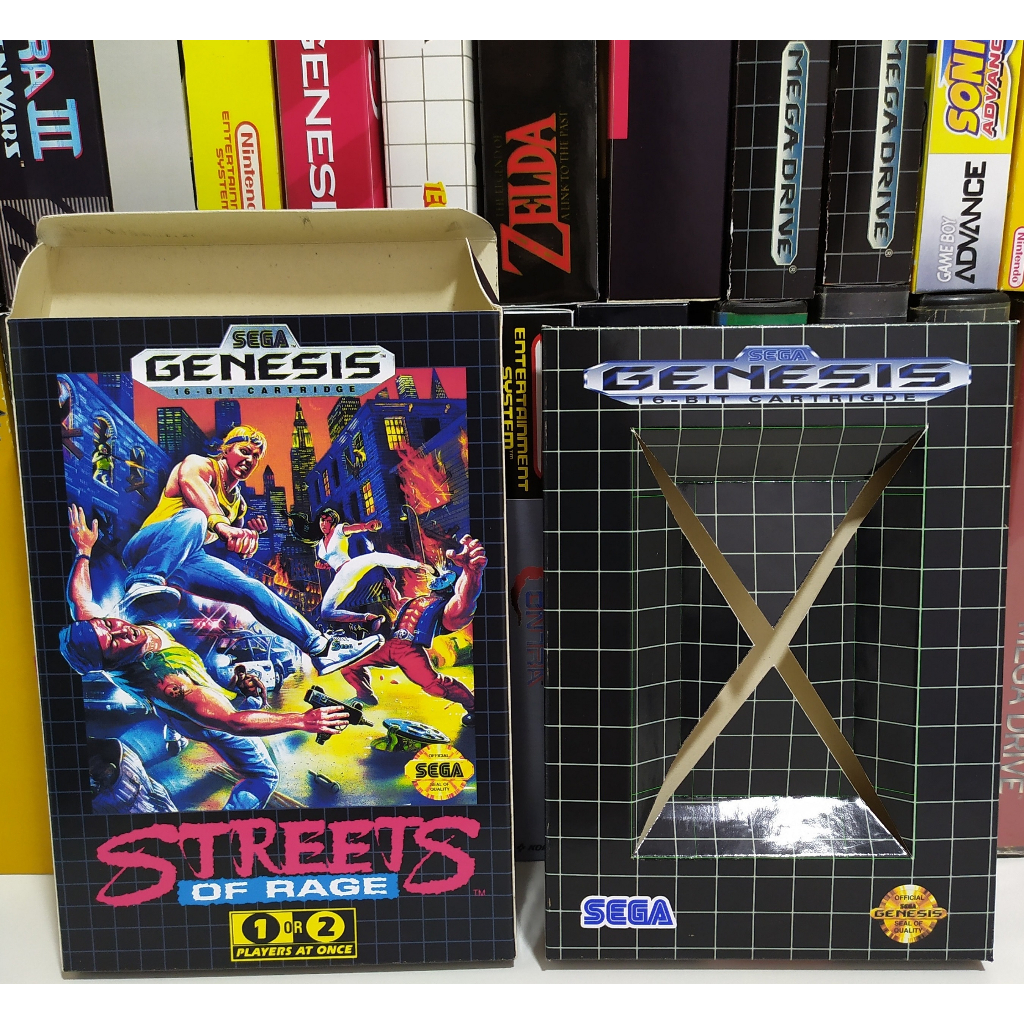 Streets Of Rage - Box Do Jogo (Mega Drive) (Genesis) | Shopee Brasil