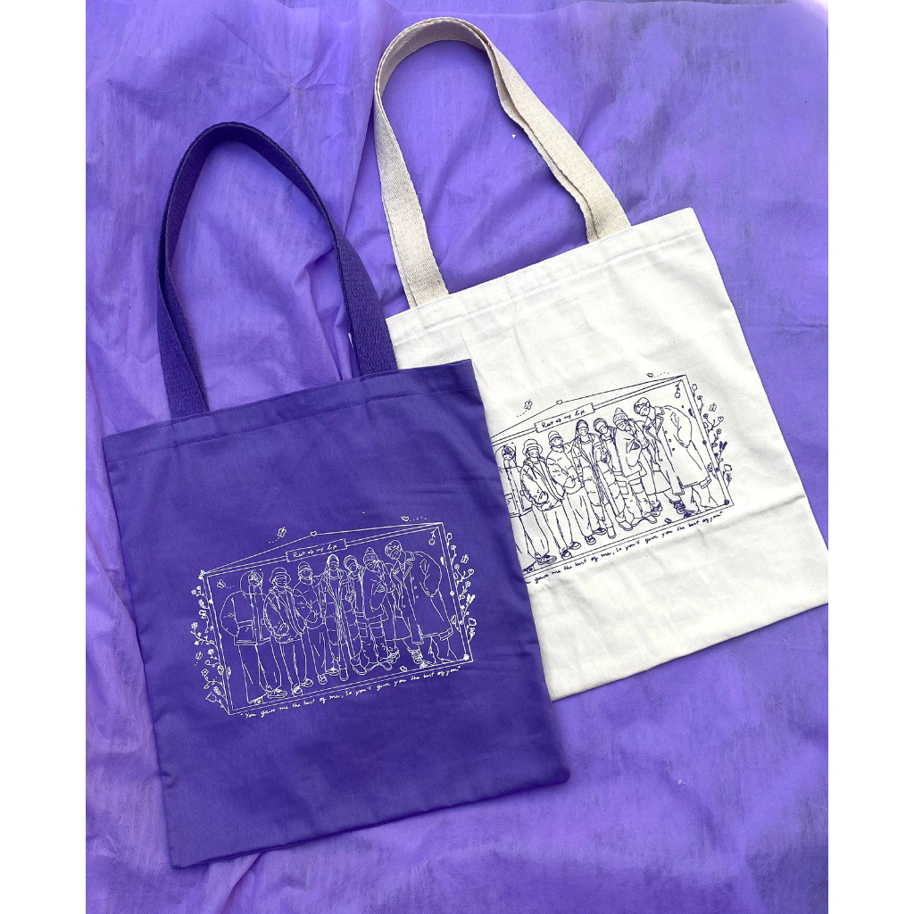 Ecobag bts ot7 | Shopee Brasil