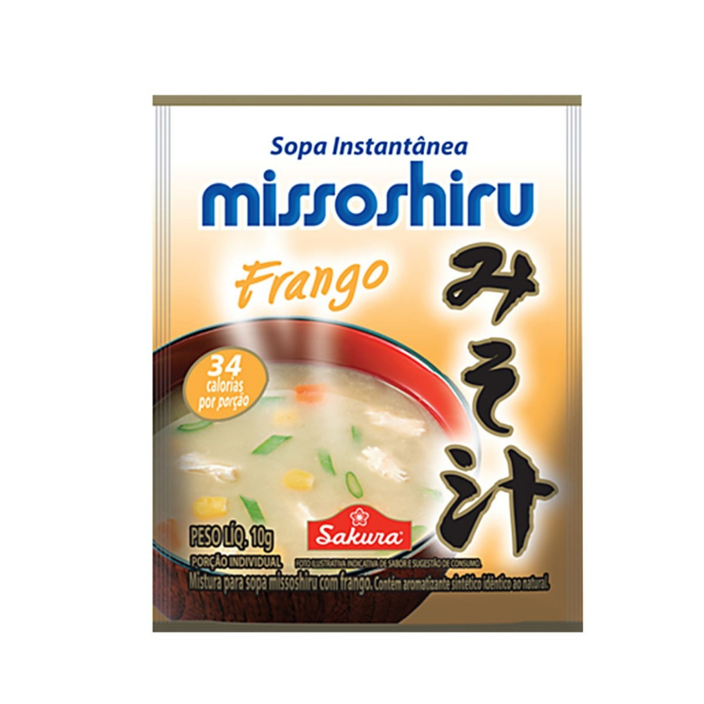 MISSOSHIRU INSTANTANEO FRANGO SAKURA 10G | Shopee Brasil