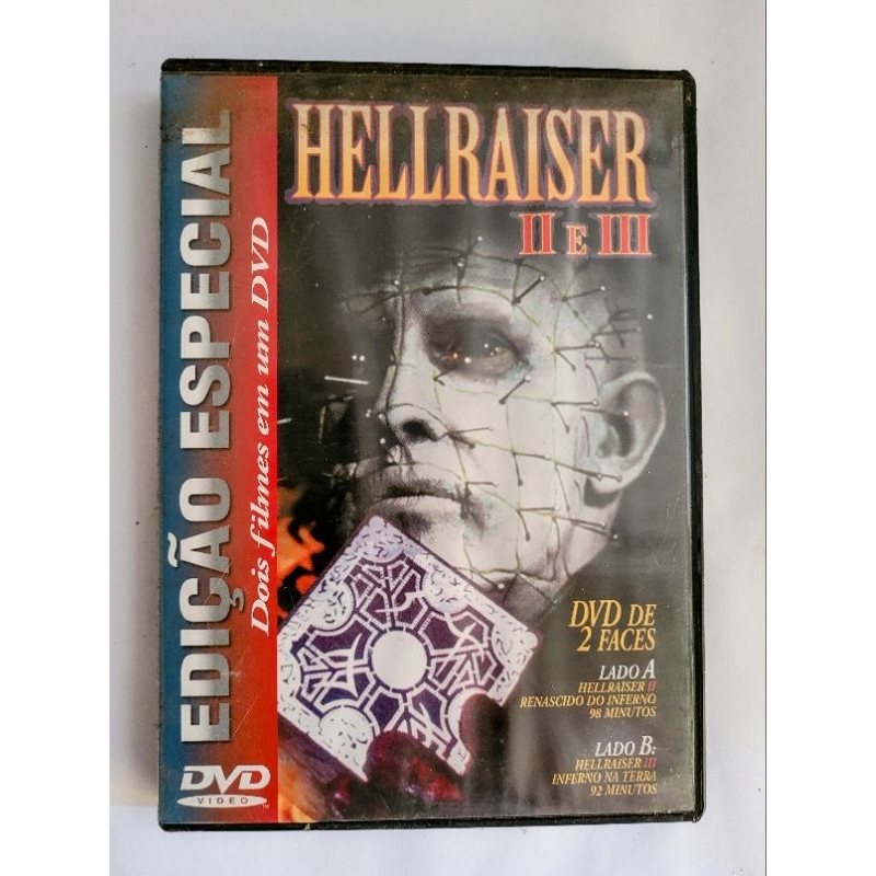DVD HELLRAISER 2 E 3 ORIGINAIS RAROS | Shopee Brasil