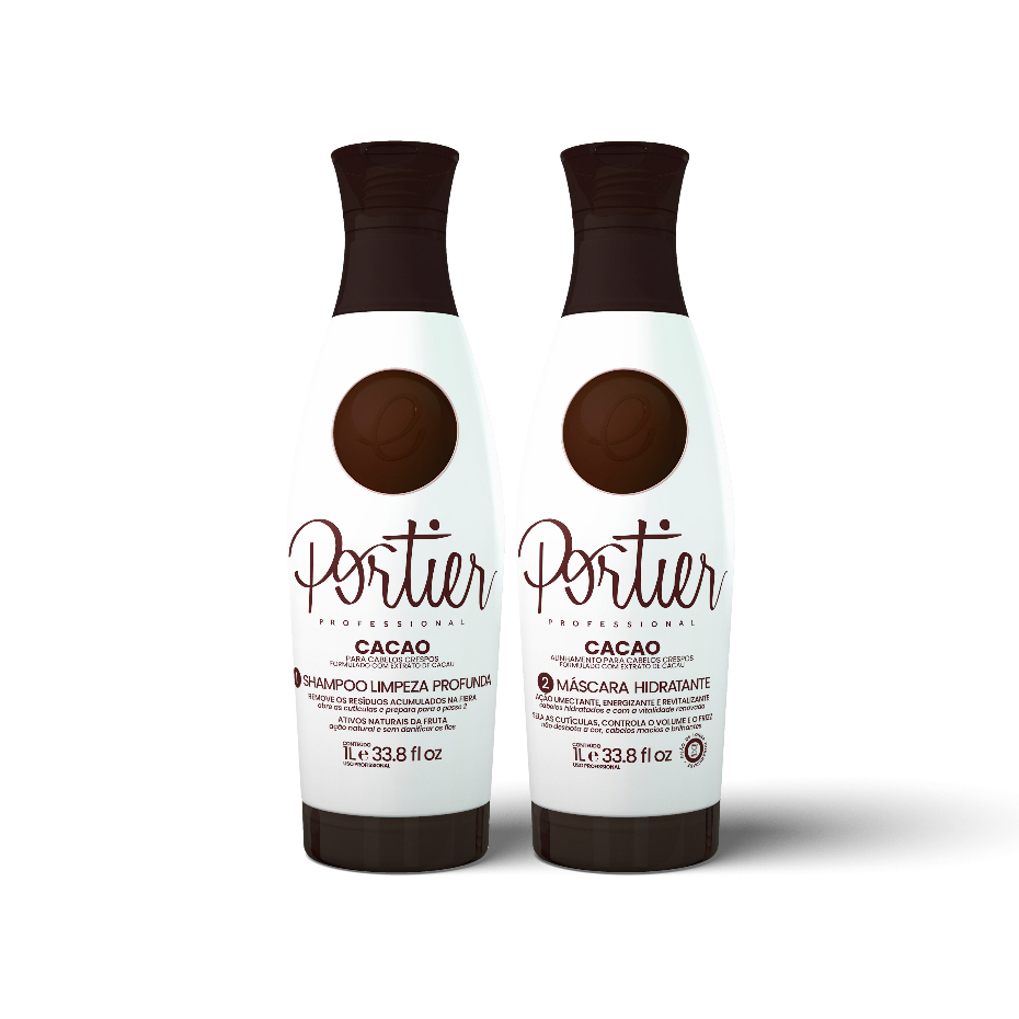 Escova Progressiva Portier Cacau P1 e P2 | Shopee Brasil