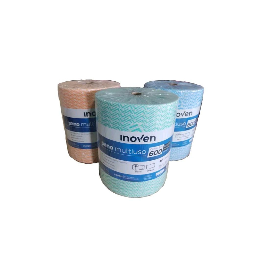 PANO MULTIUSO PERFEX INOVEN 600 PANOS ROLO 240M | Shopee Brasil