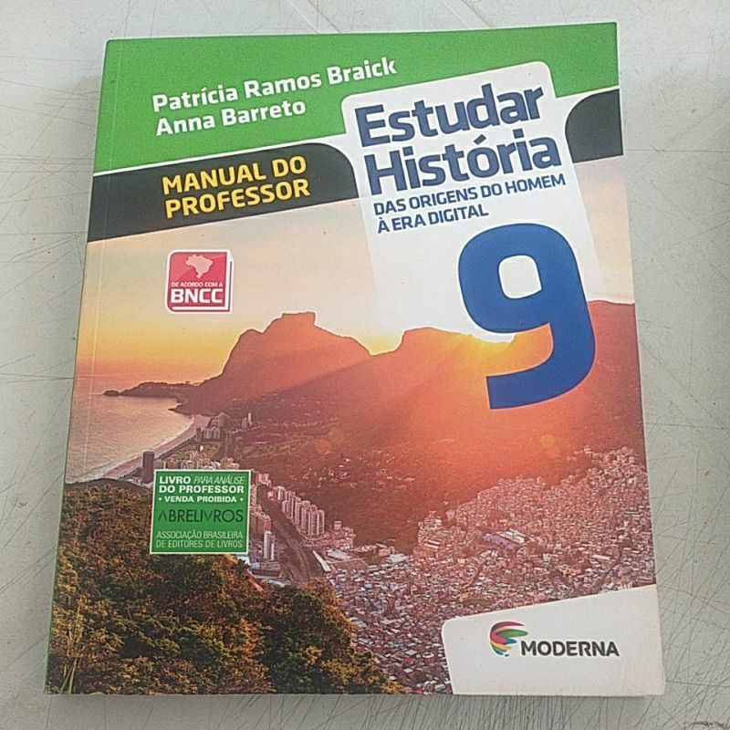 Estudar História 9° ano Manual do professor | Shopee Brasil
