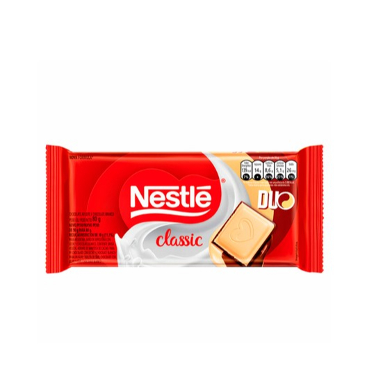 Chocolate Nestlé Classic Duo 80g - Embalagem com 16 Unidades | Shopee Brasil