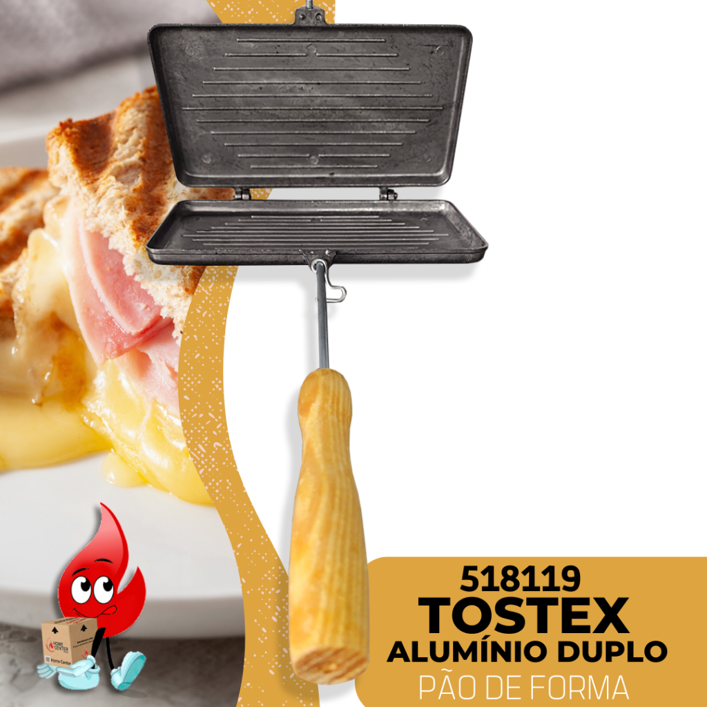 Tostex Alumínio Duplo - Pão de forma | Shopee Brasil