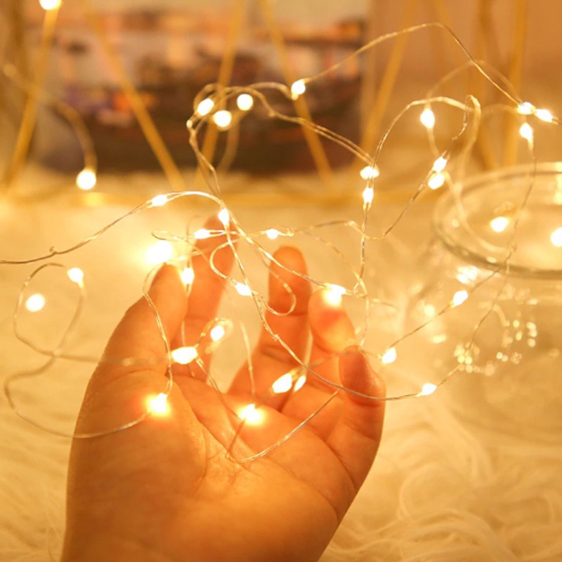 Fio De Led Fio Fada 3 metros Cordão De Luzes Natal E Festa Decoração ...