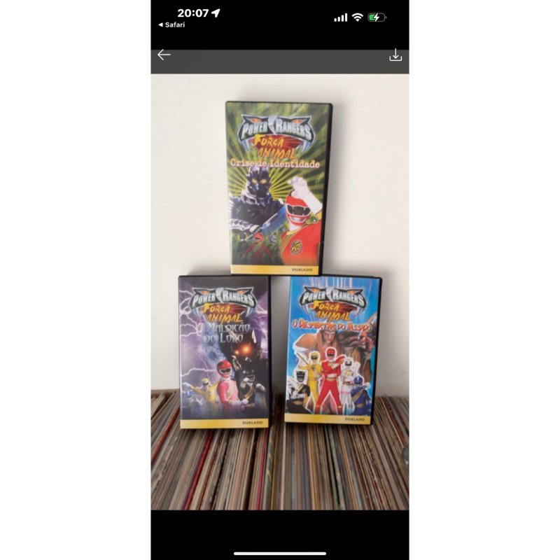 Power Rangers VHS | Shopee Brasil